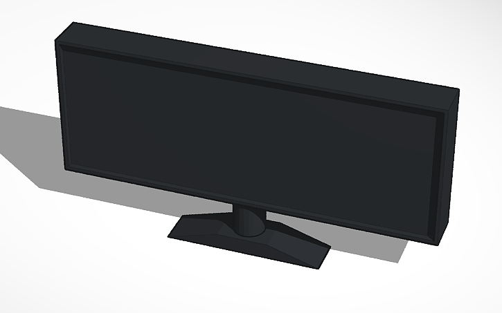 3D design monitor - Tinkercad