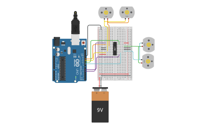 Circuit design Copy of CEN325 Course Project Phase2 | Tinkercad