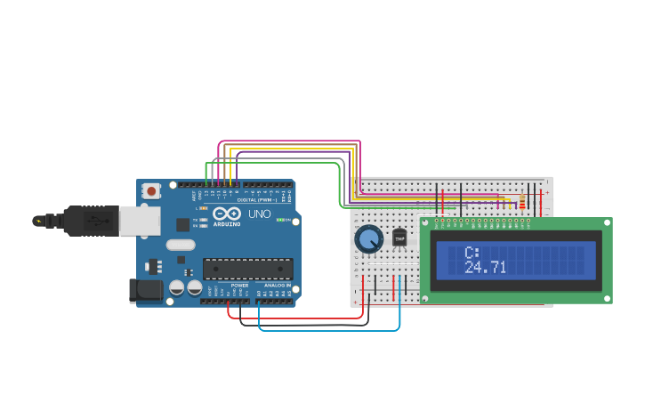 Circuit design Dp Sensor_Temp °C and °F - Tinkercad