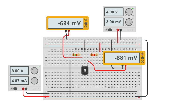Circuit design COMMON BASE AMPLIFIER - Tinkercad