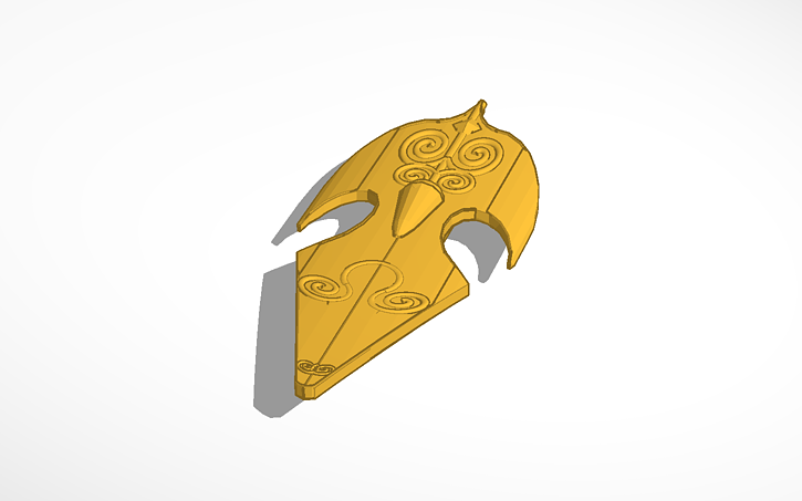 3D design Elven Tower Shield for #Lego - Tinkercad