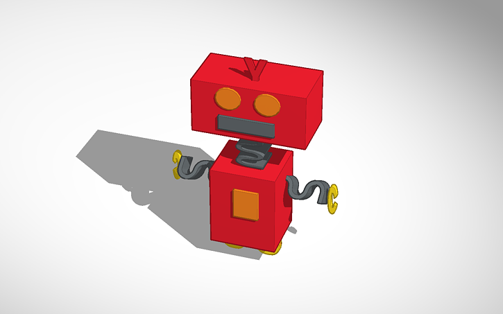 3D design robot - Tinkercad