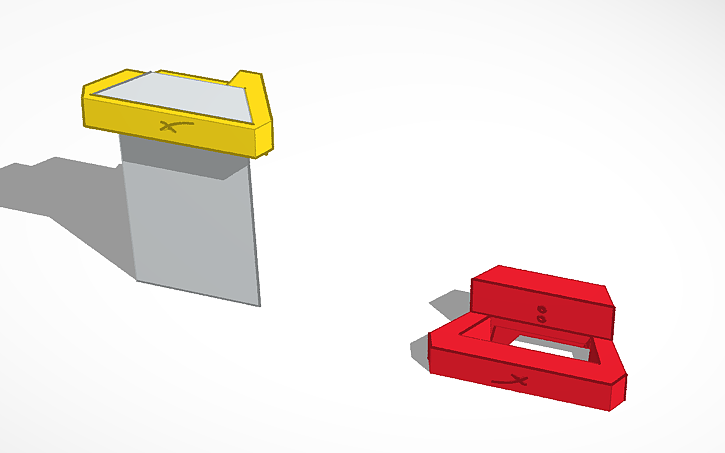 3D design Starlink router wall hanger - Tinkercad