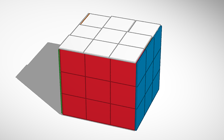 3D design Rubix cube - Tinkercad