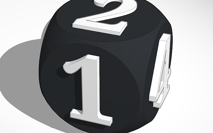 3D design Dice | Tinkercad