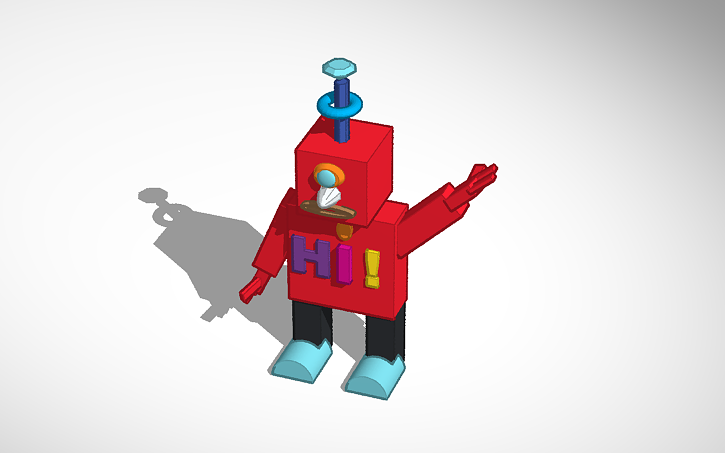 3D design Say hello to RoBo! | Tinkercad