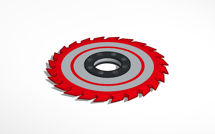 3D design Sawblade Rev.1 - Tinkercad