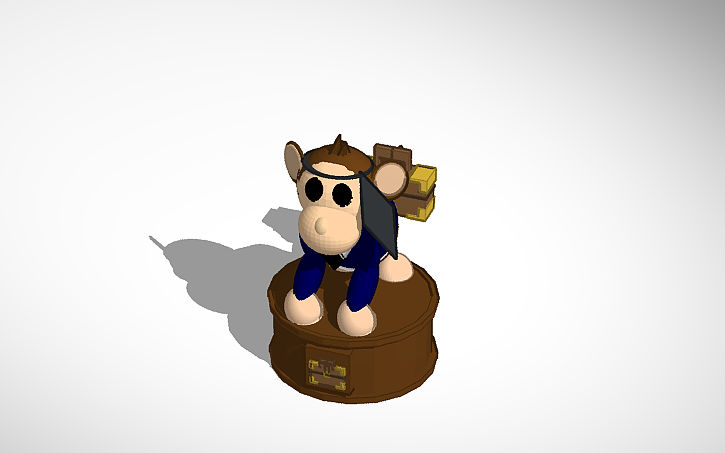3D design Business Monkey | Tinkercad