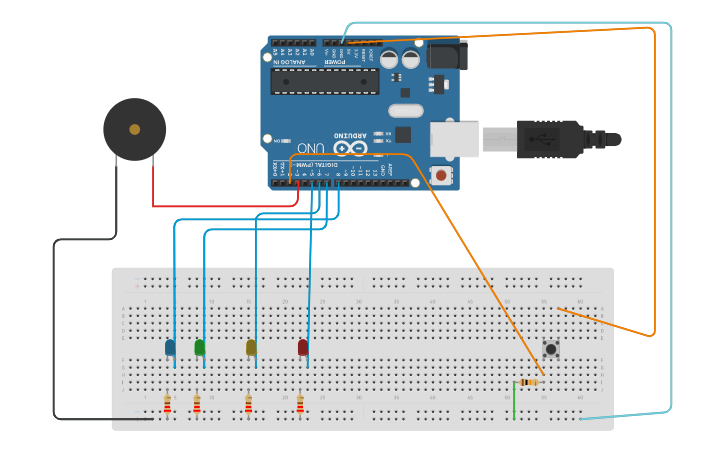 Circuit design Semaforo grupo S | Tinkercad