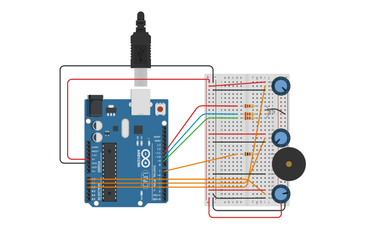 Circuit design Int act 2 | Tinkercad