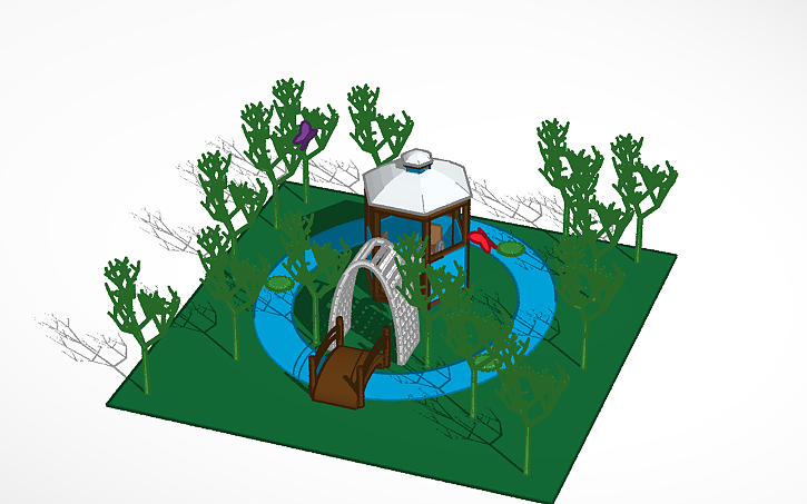 3D design Garden - Tinkercad