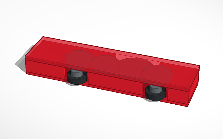 3D design Car with rotating wheels - Tinkercad