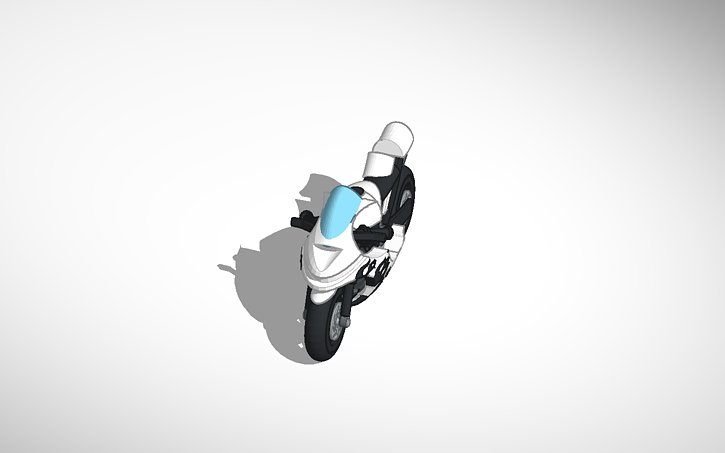 3D design Overpowerd Motorcycle | Tinkercad