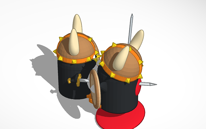 3D design pinguino troll - Tinkercad