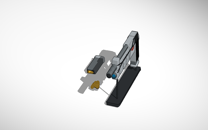 3D design dead space down fall pistol - Tinkercad