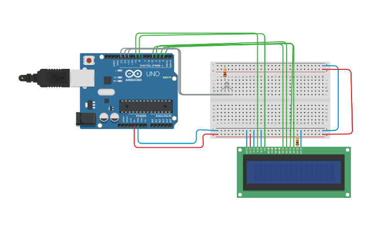 Circuit Design Rgb светодиод Tinkercad