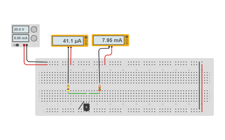 Circuit design Trabalho 2 | Tinkercad