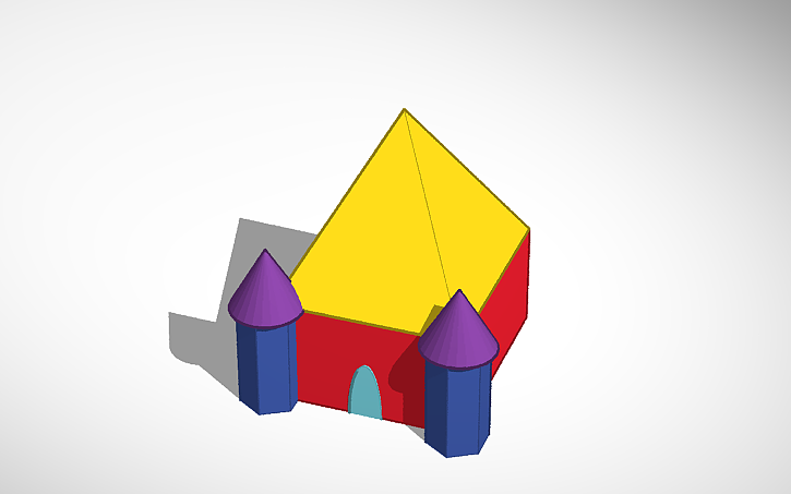 3D design Haunted House - Tinkercad