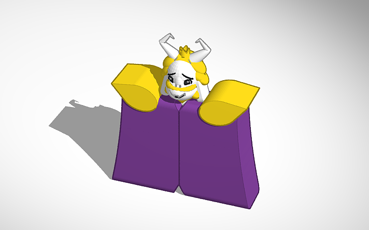 3D design 아스고어(asgore)(undertale) - Tinkercad