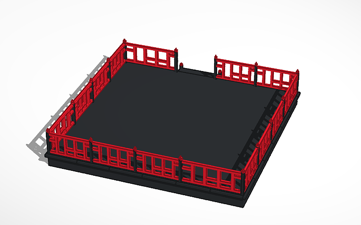 3D design Japanese land - Tinkercad