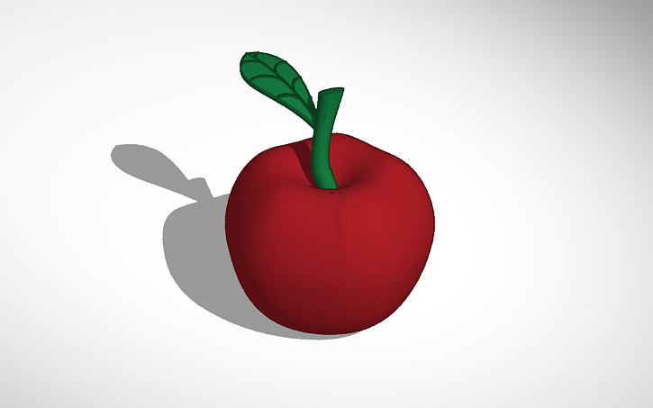 3D design Apple - Tinkercad