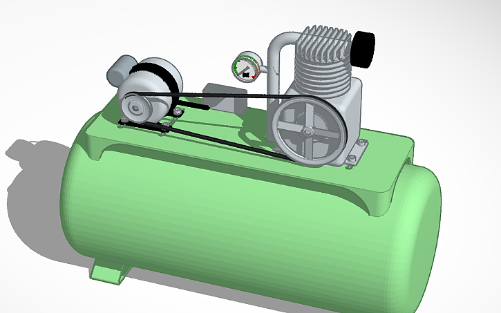 3D design Air compressor - Tinkercad