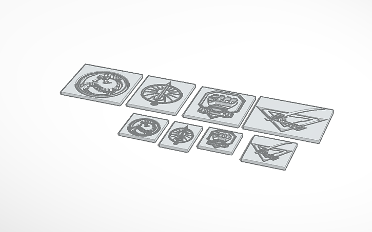 3D design Stencils Battletech Houses | Tinkercad