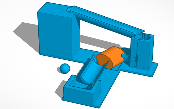 3D design Ball Machine - Tinkercad