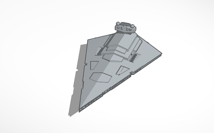 3D design Imperial Star Destroyer | Tinkercad