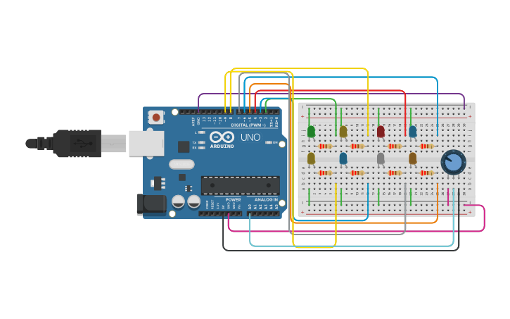 Circuit design alternate blinking LED with potentiometer level 100000 ... Circuit design alternate blinking LED with potentiometer level 100000 ...
