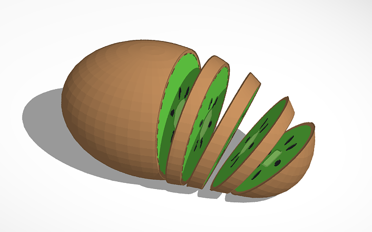 3D design Kiwifruit | Tinkercad