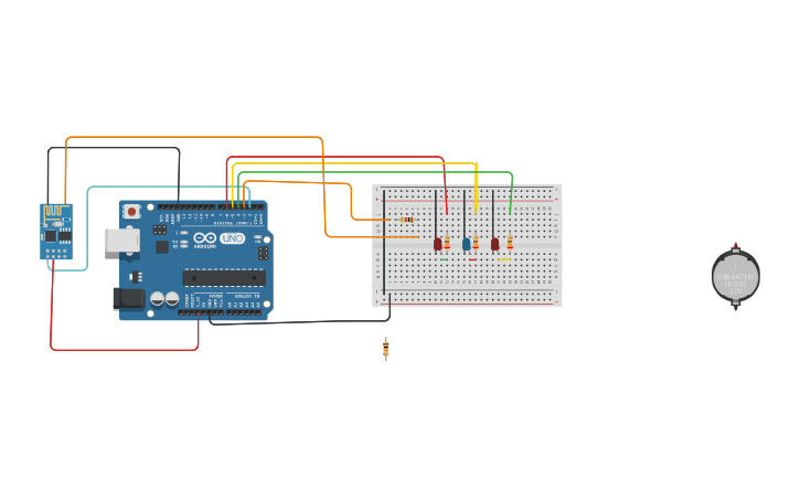 Circuit design Bluetooth HC-05 (App en teléfono Android + LEDs + PWM ...