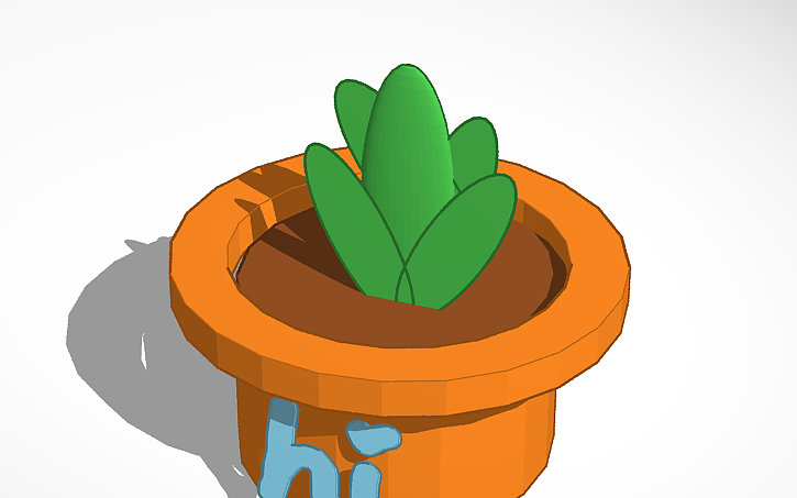 3D design plant - Tinkercad