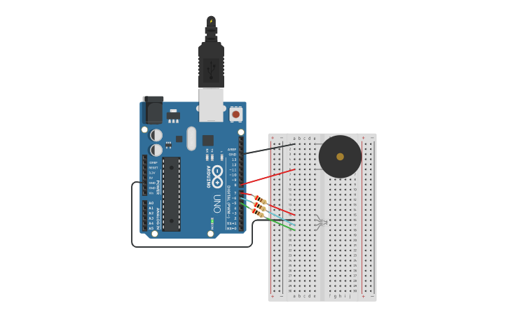 Circuit Design Arduino Test Tinkercad