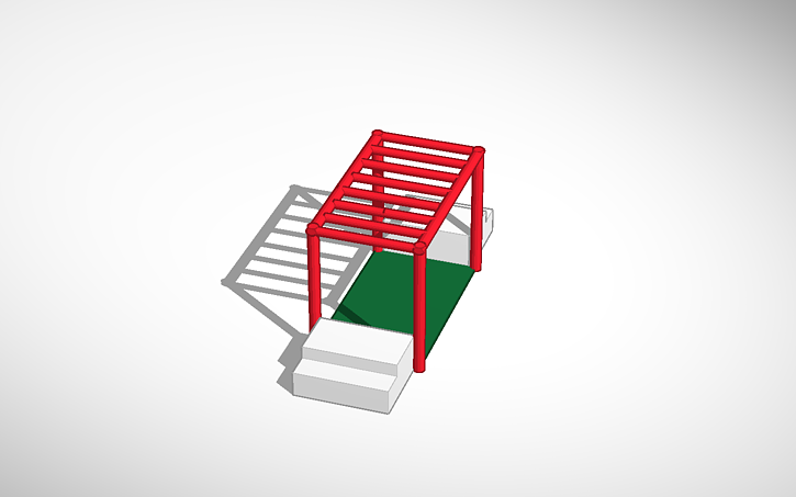 3D design Monkey Bars - Tinkercad
