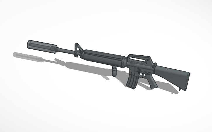3D design m16a1 | Tinkercad