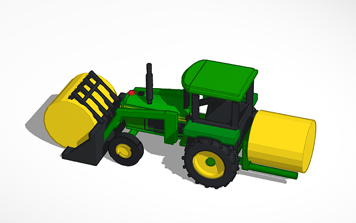 3D design Tractor - Tinkercad