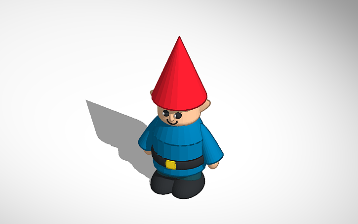 3D design Garden Gnome - Tinkercad