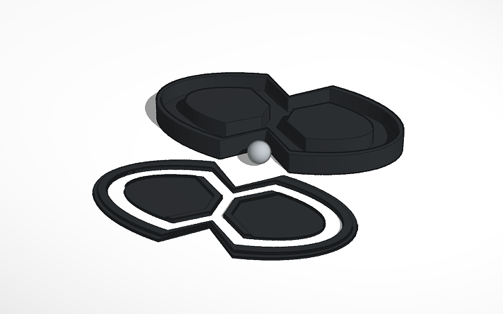 3D design 3D Printable Fidget - Tinkercad