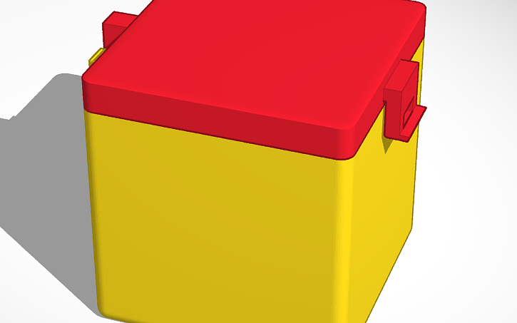 3D design Box mit Deckel 80x80x80 | Tinkercad