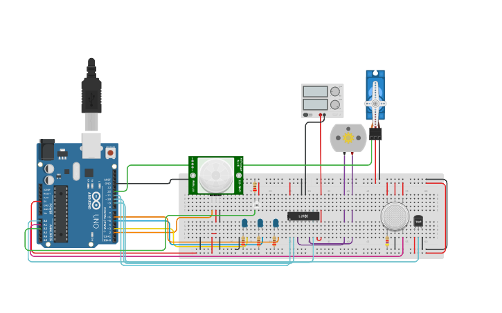 Circuit design 3102 - Midterm Exam - Tinkercad