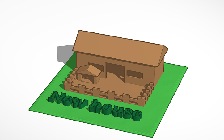3D design New house! - Tinkercad