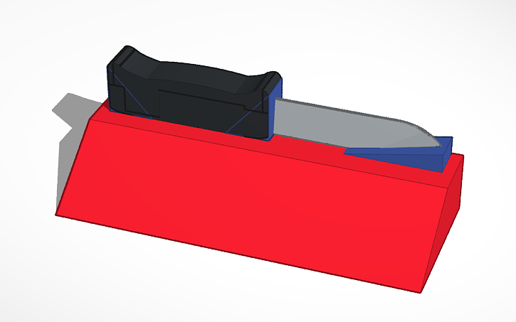 3D design mm2 knife trophy - Tinkercad