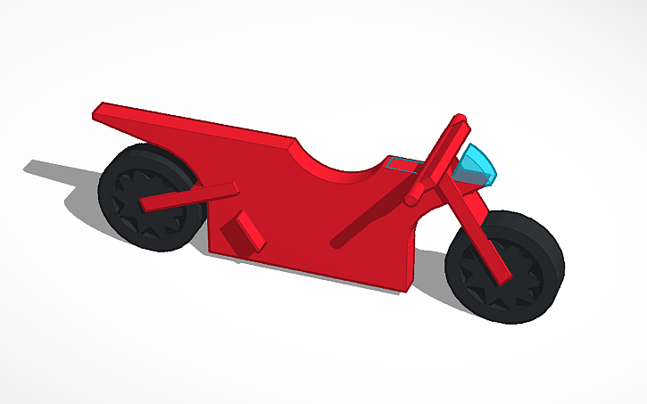 3D design motorcycle | Tinkercad