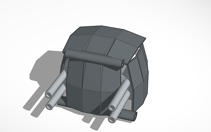 3D design auto turret - Tinkercad