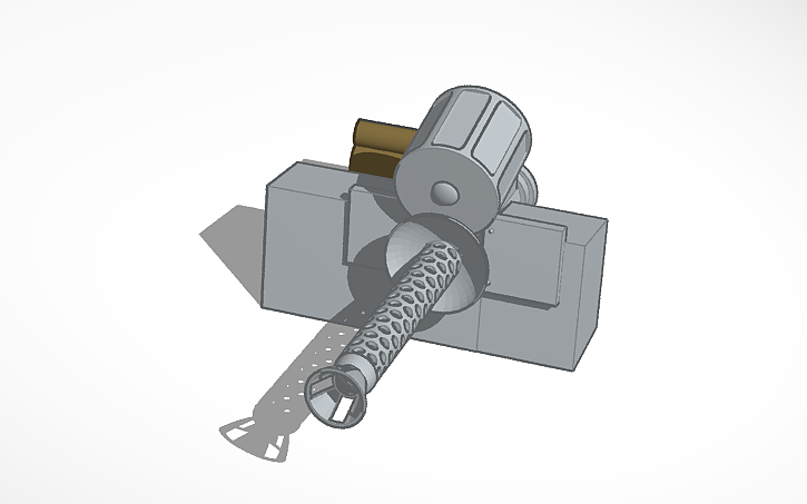 3D design Forts Auto cannon - Tinkercad