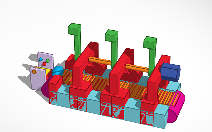 3D design conveyor - Tinkercad