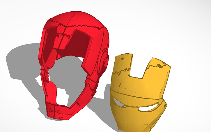 3D design Iron man - Tinkercad