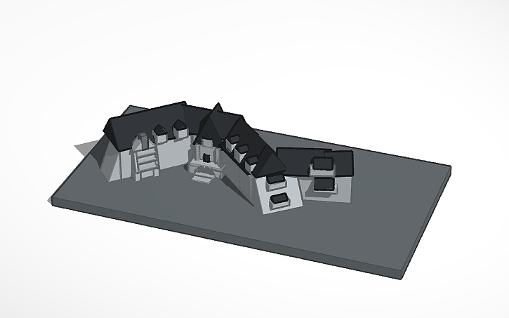 3D design The overlook hotel | Tinkercad