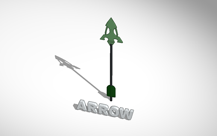 3D design arrow | Tinkercad